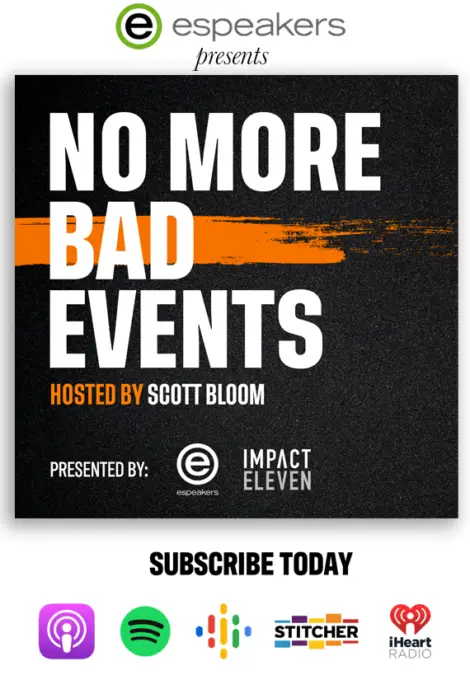 No More Bad events podcast has launched! – Hire a Professional Speaker